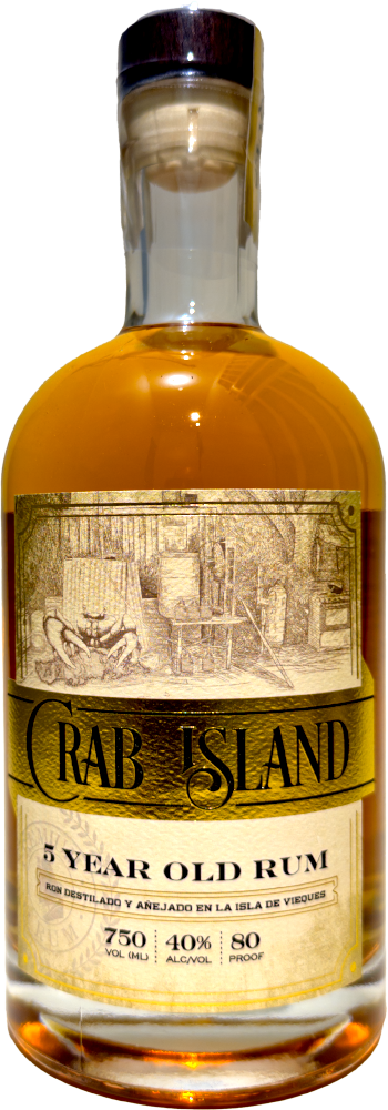 Crab Island Rum Añejo Tres Años - Vieques Island, Puerto Rico
