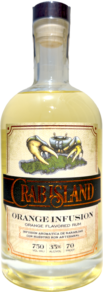 Crab Island Orange Infusion Rum - Crab Island Rum Distillery - Vieques, PR